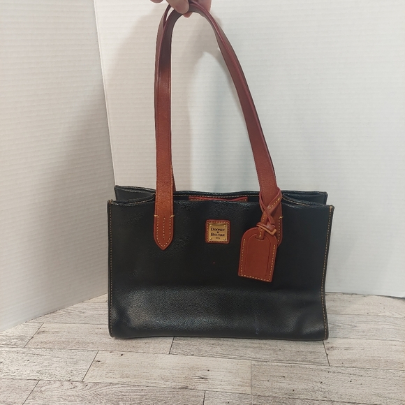 Dooney & Bourke | Bags | Dooney Bourke Eva Shoulder Bag Black Brown ...